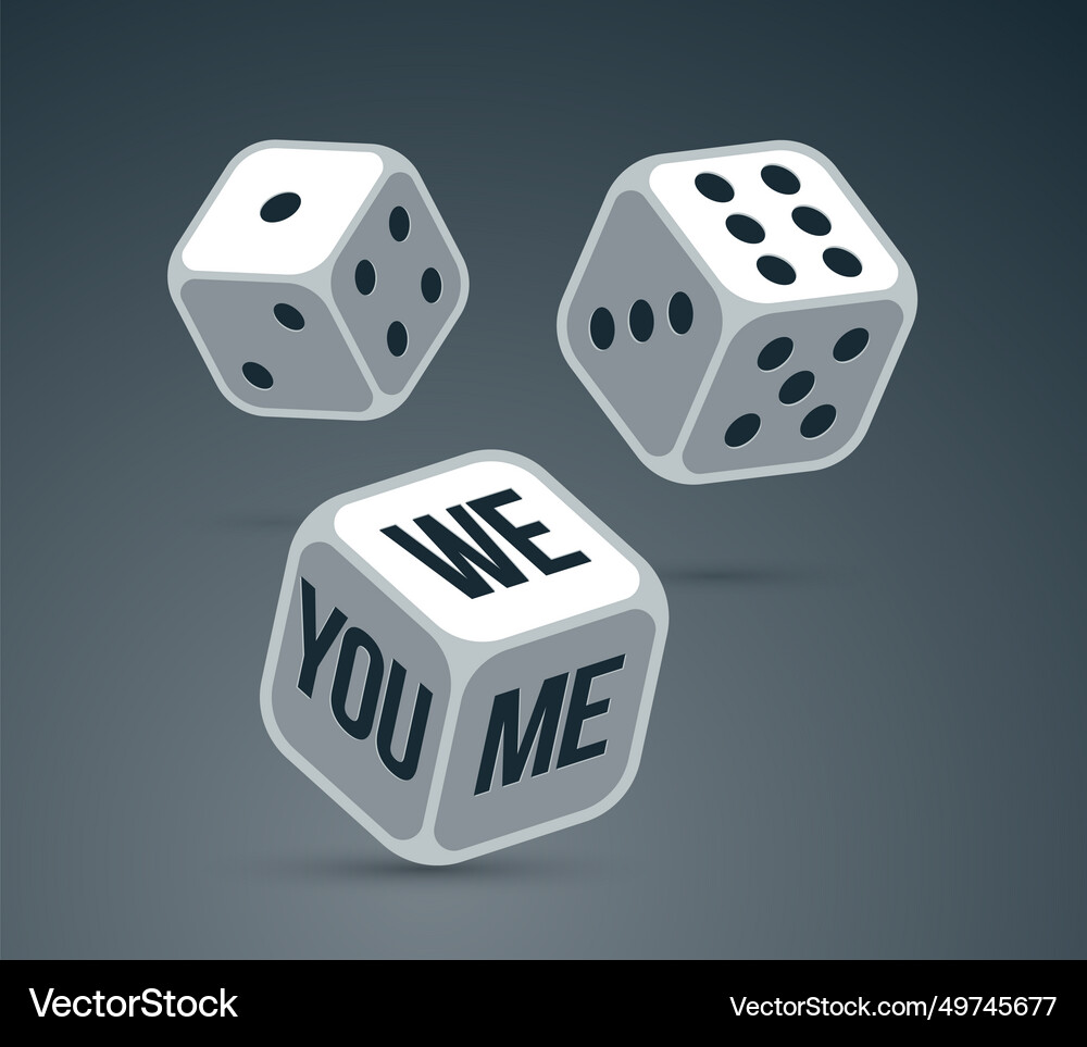 You plus me equal us concept of relations Vector Image