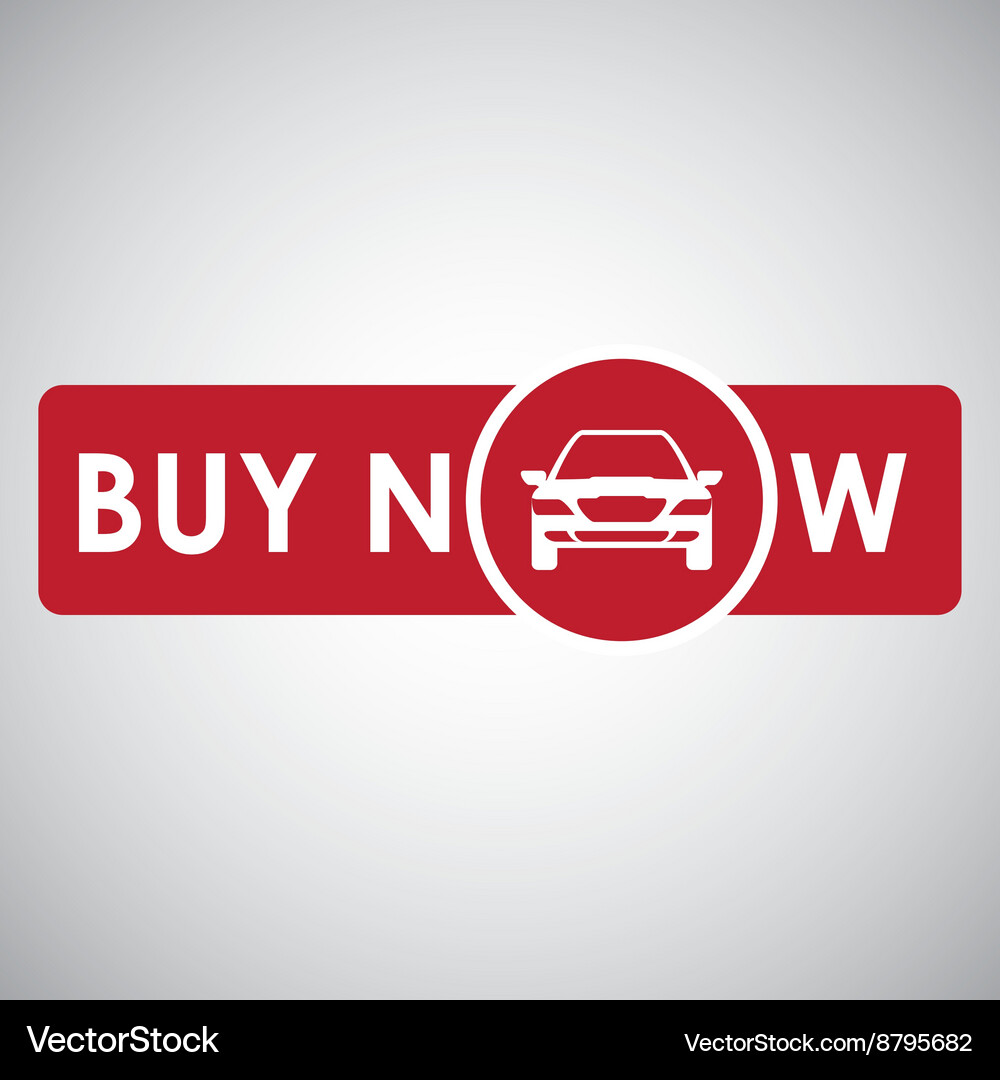 Car sale design concept white background Vector Image