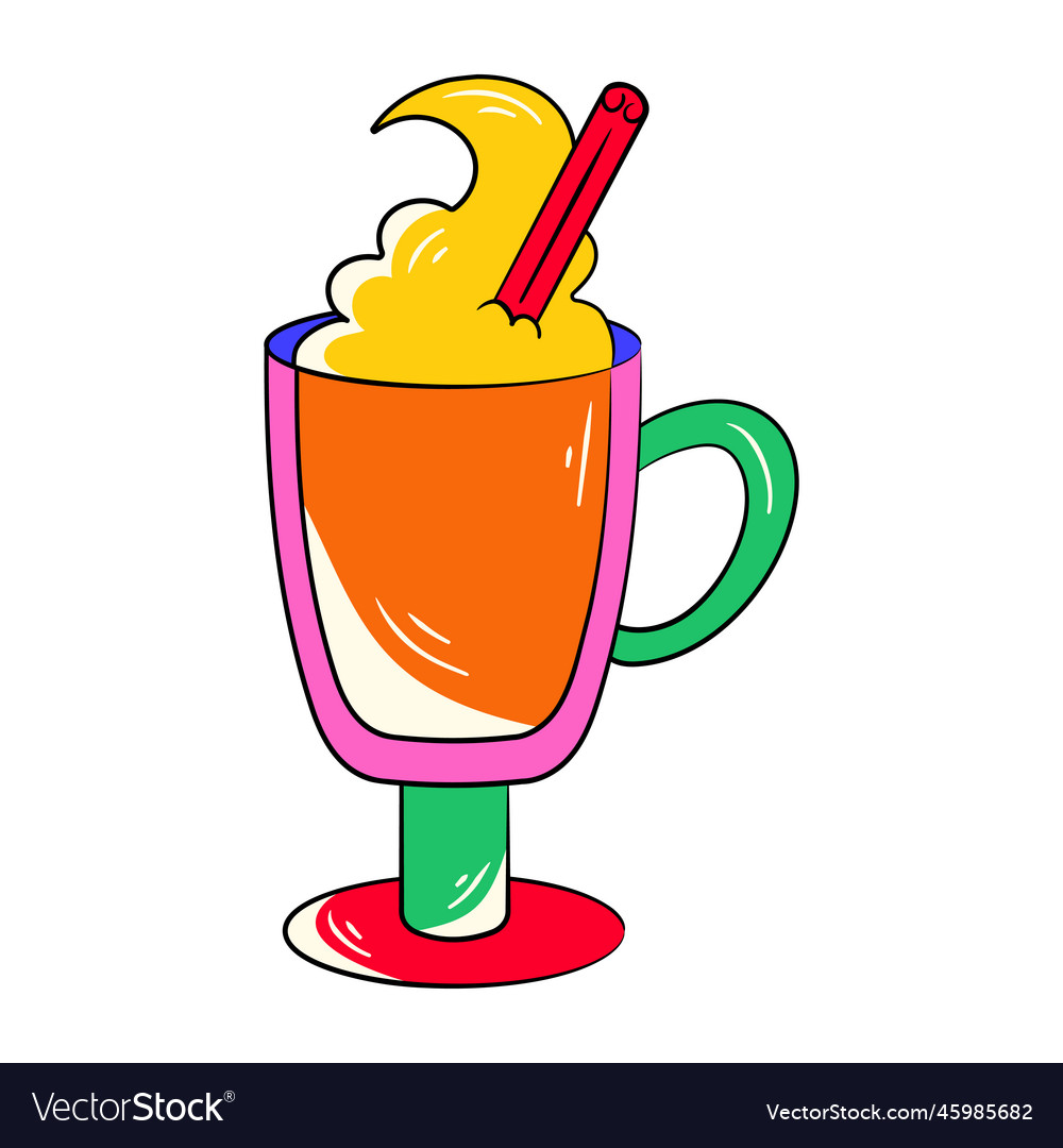 Milkshake Royalty Free Vector Image - VectorStock