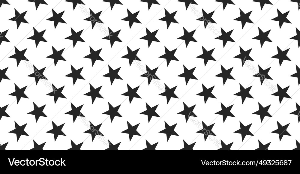 Pattern of stylized stars for design and textile Vector Image
