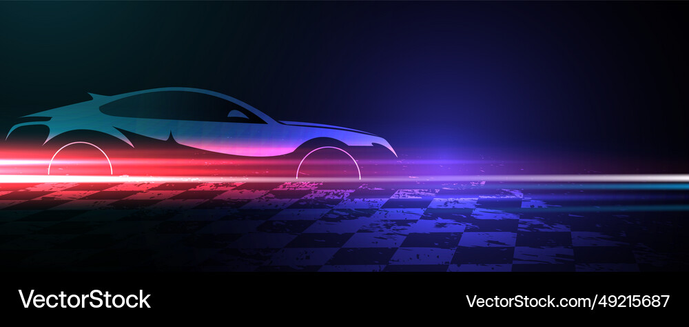 Racing speed background abstraction in car track Vector Image