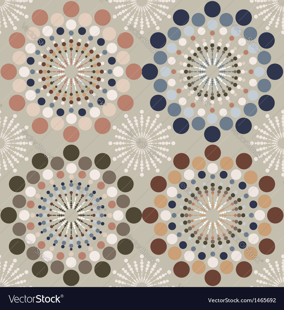 Abstract circles pattern Royalty Free Vector Image