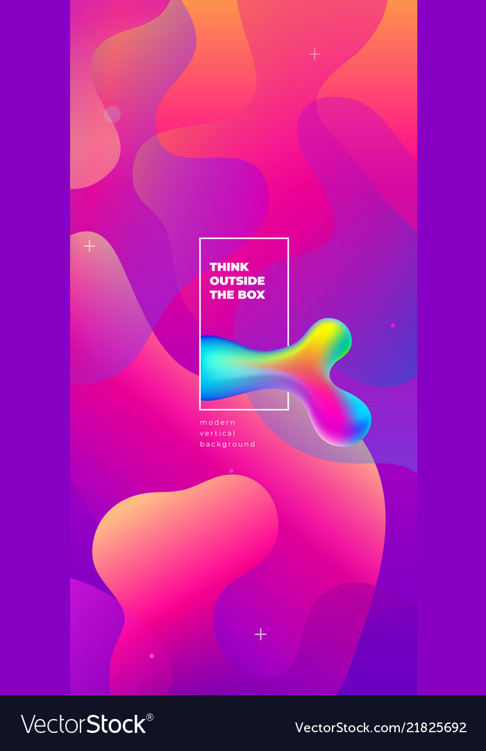 Color gradient background design abstract Vector Image