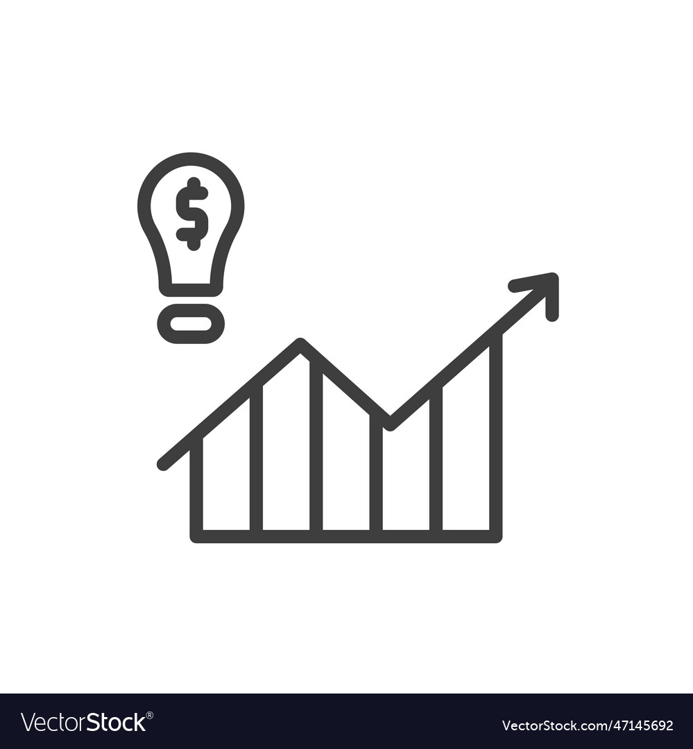 Demand icon thin line icon from marketing Vector Image