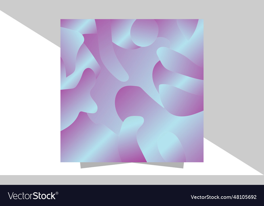 Dynamic gradient shapes background background Vector Image