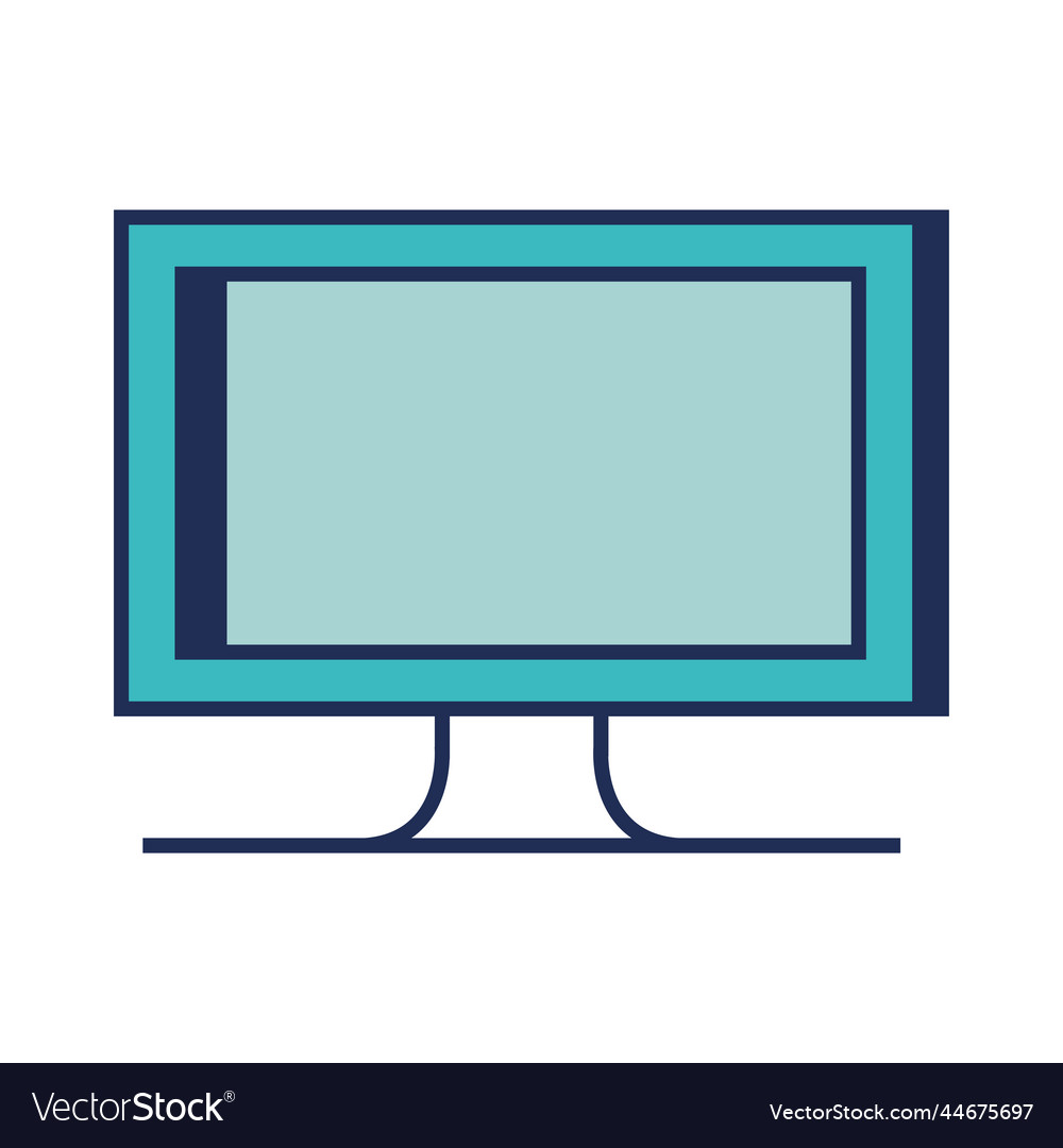 Computer screen icon Royalty Free Vector Image