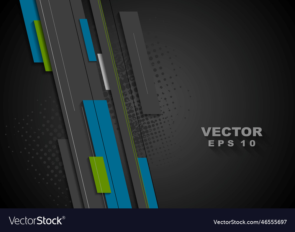 Dark tech background Royalty Free Vector Image