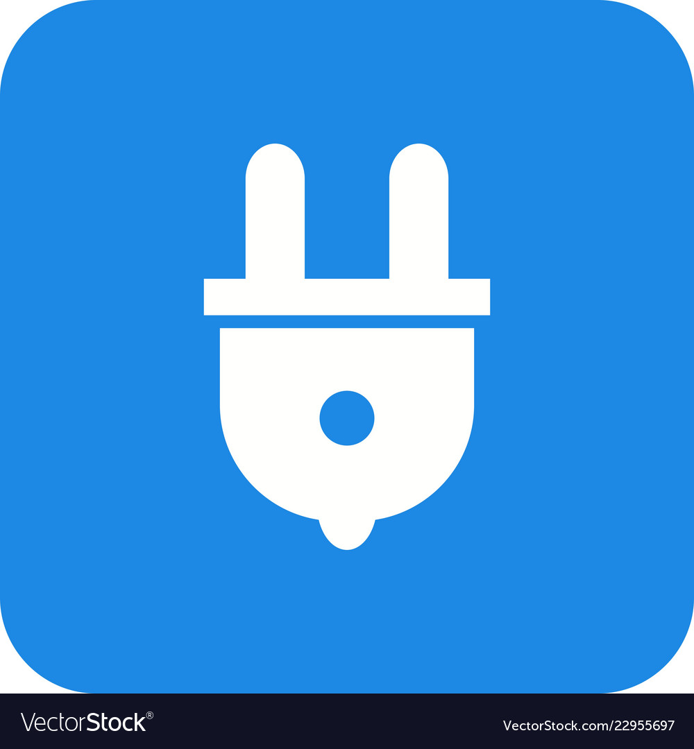 Plug icon Royalty Free Vector Image - VectorStock
