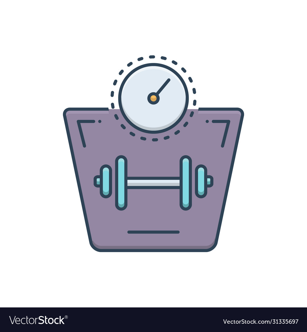 Weight increase Royalty Free Vector Image - VectorStock