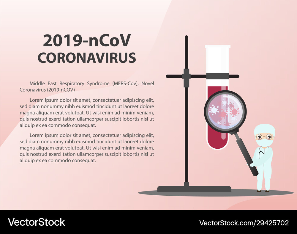 2019-20 wuhan coronavirus outbreak concept Vector Image