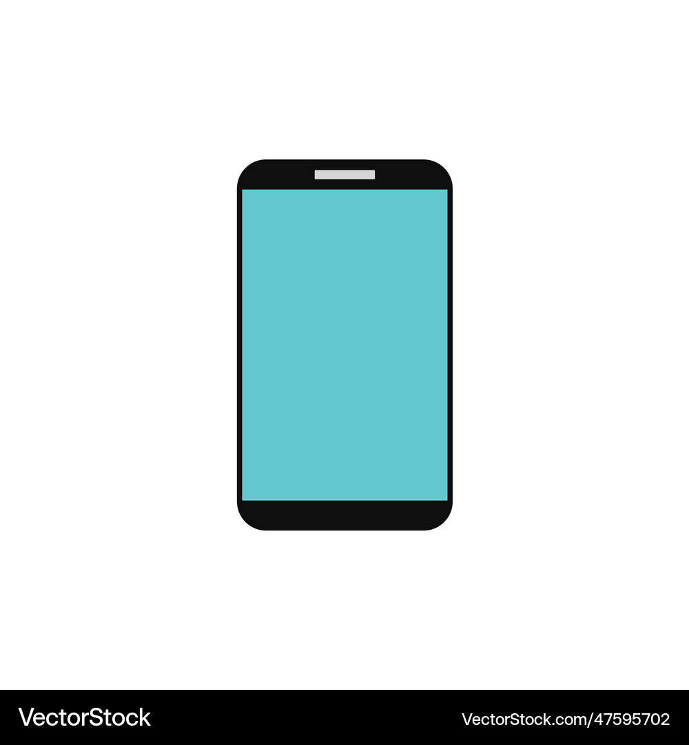 Mobile phone icon smartphone symbol logo Vector Image