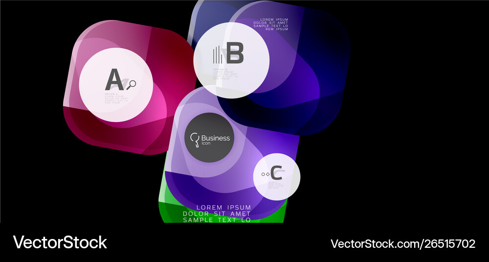 Modern advertising concept for wallpaper design Vector Image