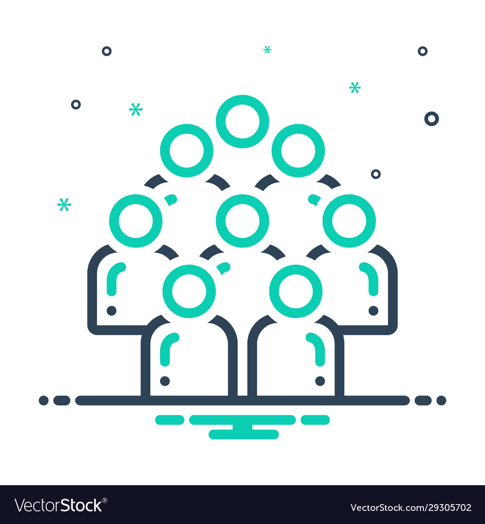 Multitude Royalty Free Vector Image - VectorStock