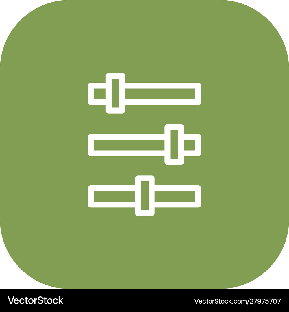 Bars icon with white background Royalty Free Vector Image