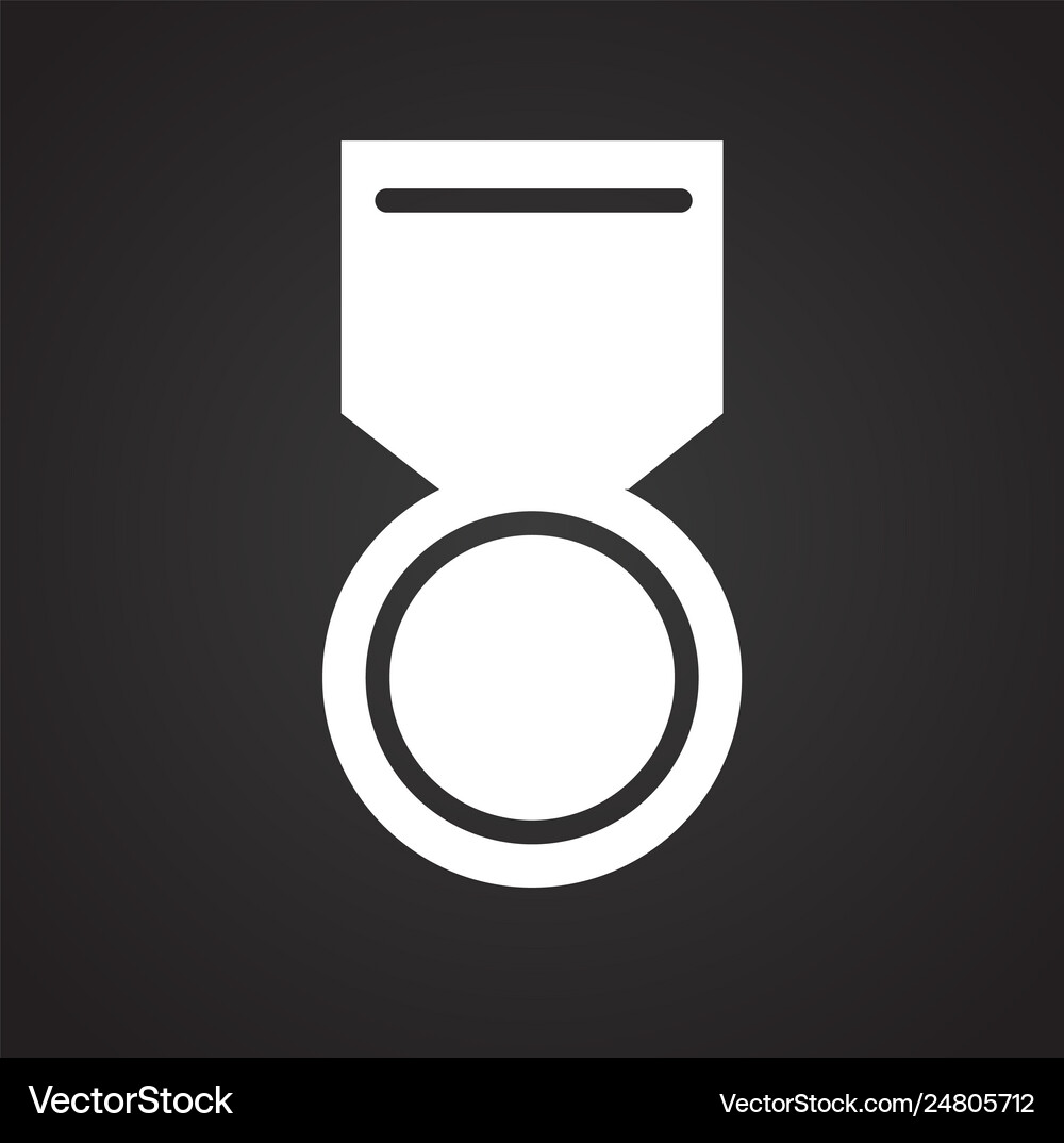 Award icon on background for graphic and web Vector Image