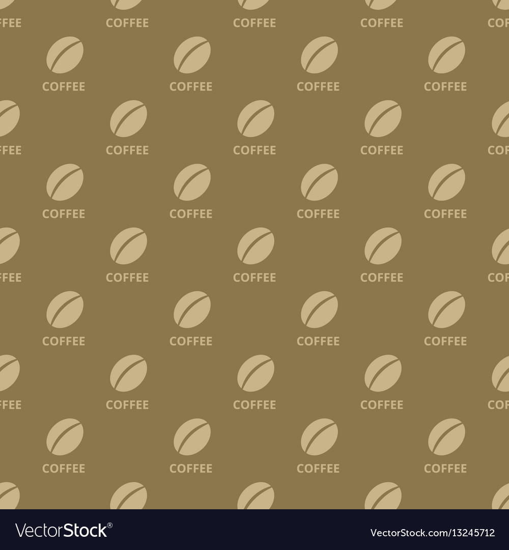 Coffee seamless pattern Royalty Free Vector Image