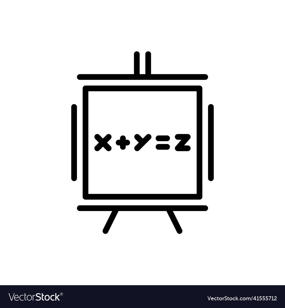 Equation Royalty Free Vector Image - VectorStock