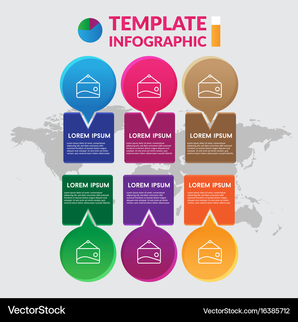 Infographic design stock infographic template Vector Image