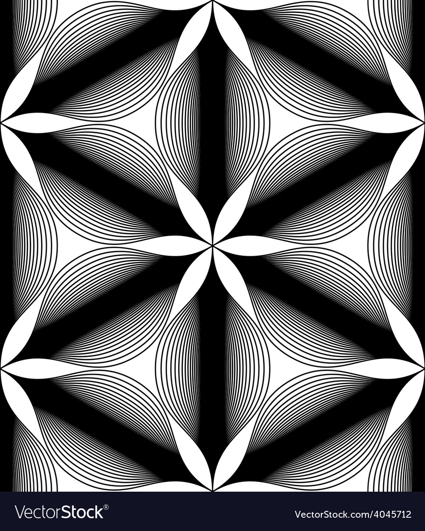 Seamless vintage floral background monochrome Vector Image