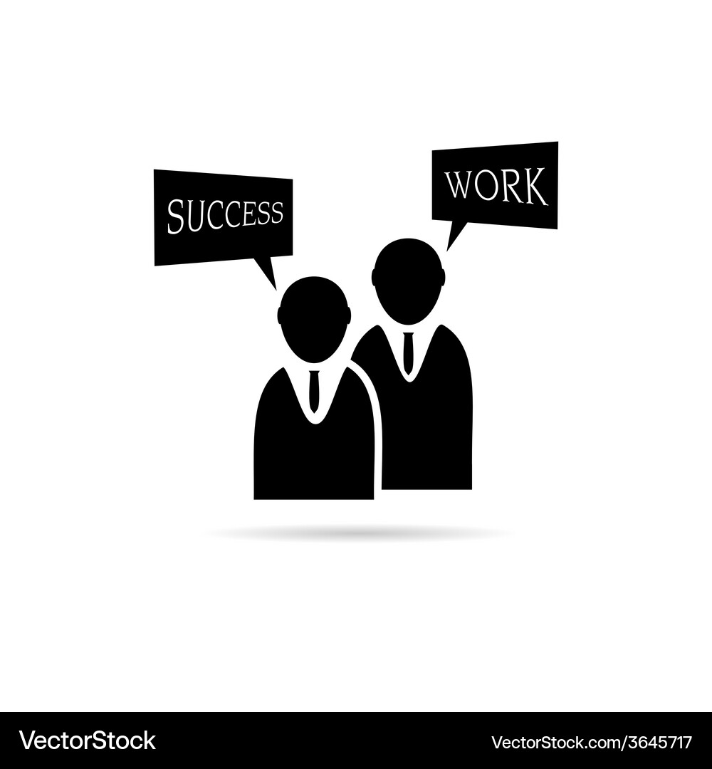 Two icon of people Royalty Free Vector Image - VectorStock