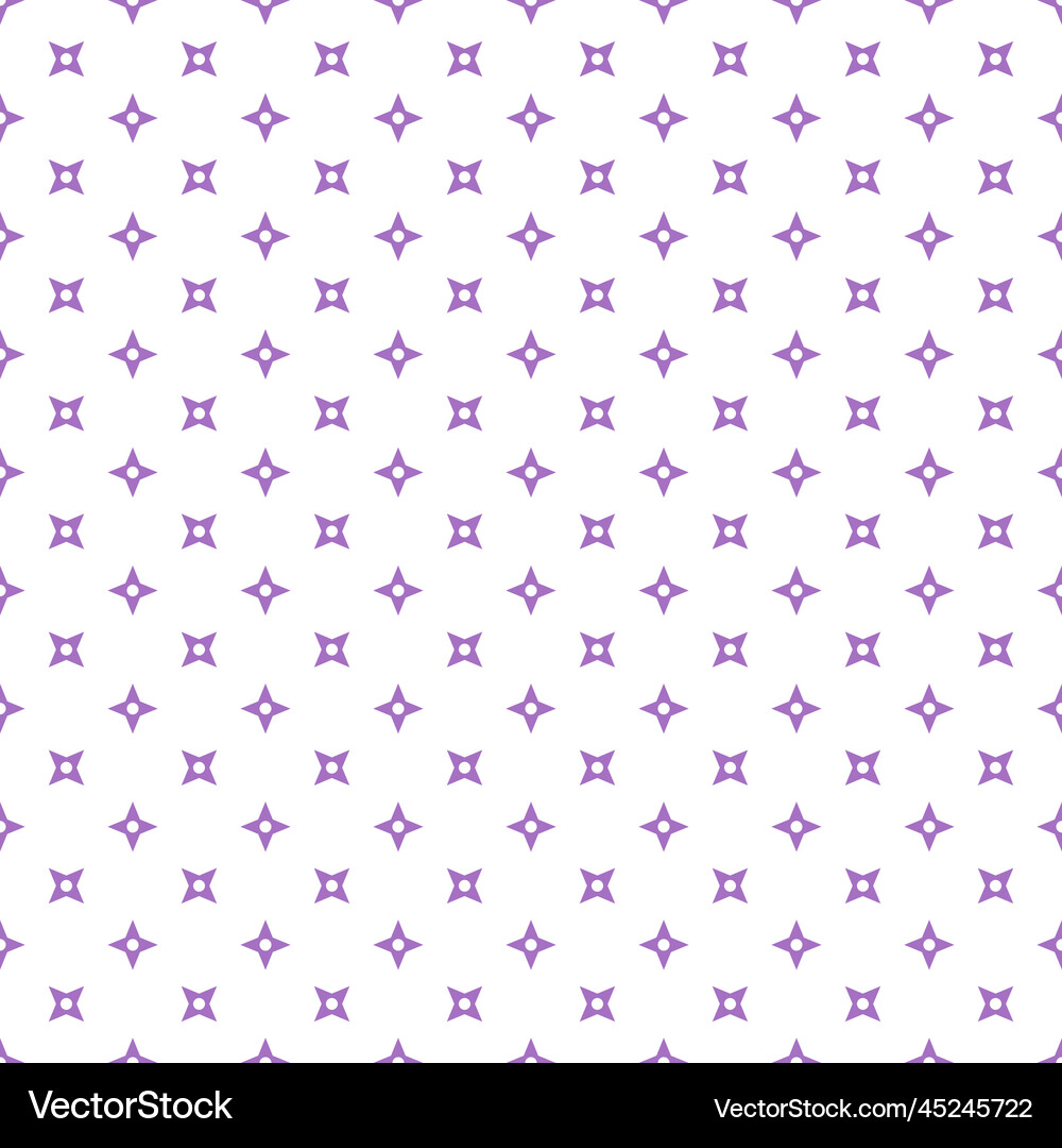 Purple seamless ninja pattern on white background Vector Image