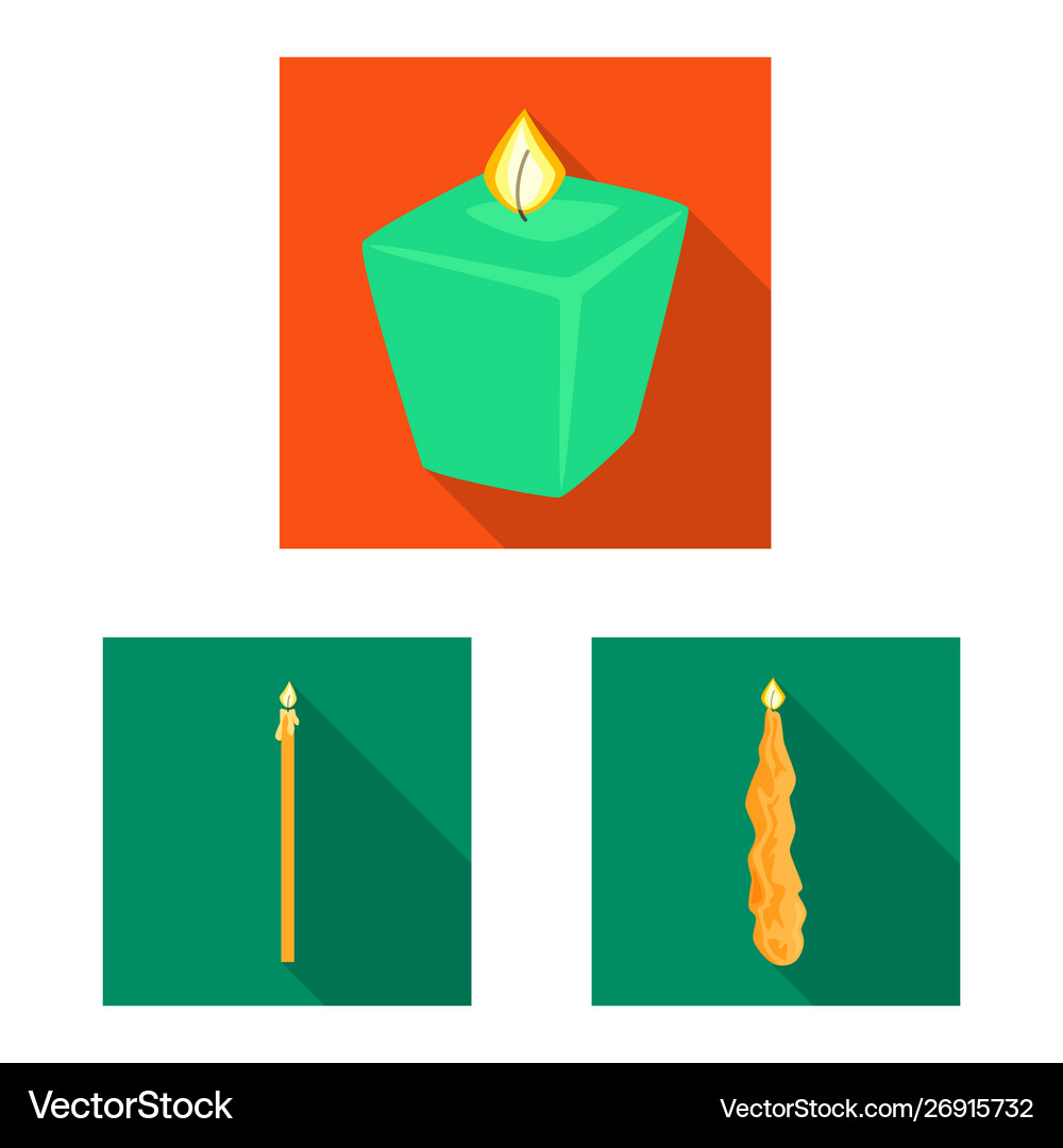 Design candlelight and decoration symbol Vector Image