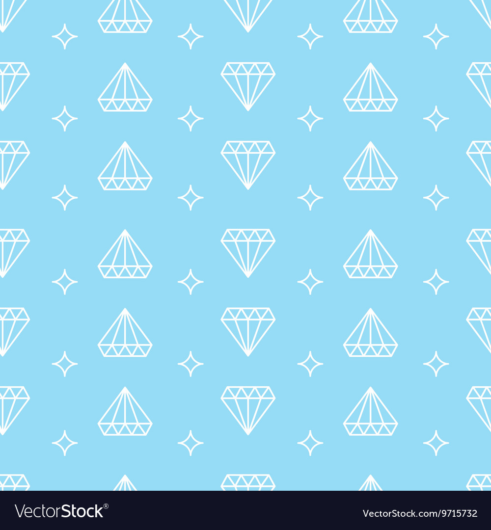 Diamond background Royalty Free Vector Image - VectorStock
