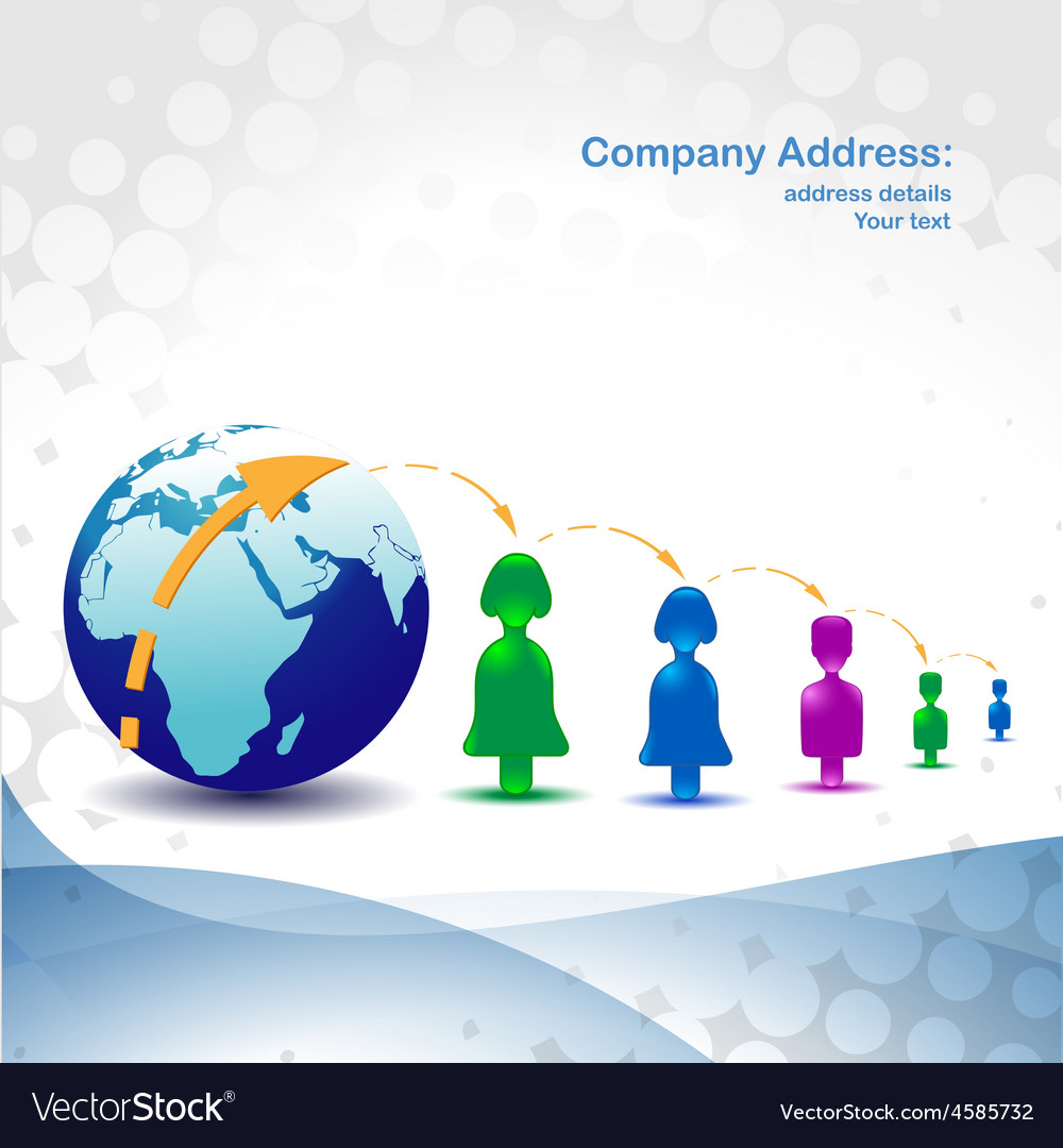 Global network Royalty Free Vector Image - VectorStock