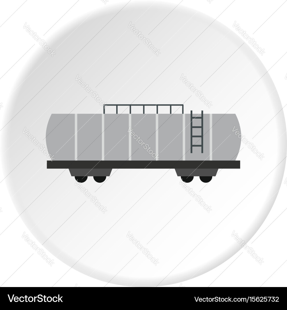 Oil railway tank icon circle Royalty Free Vector Image