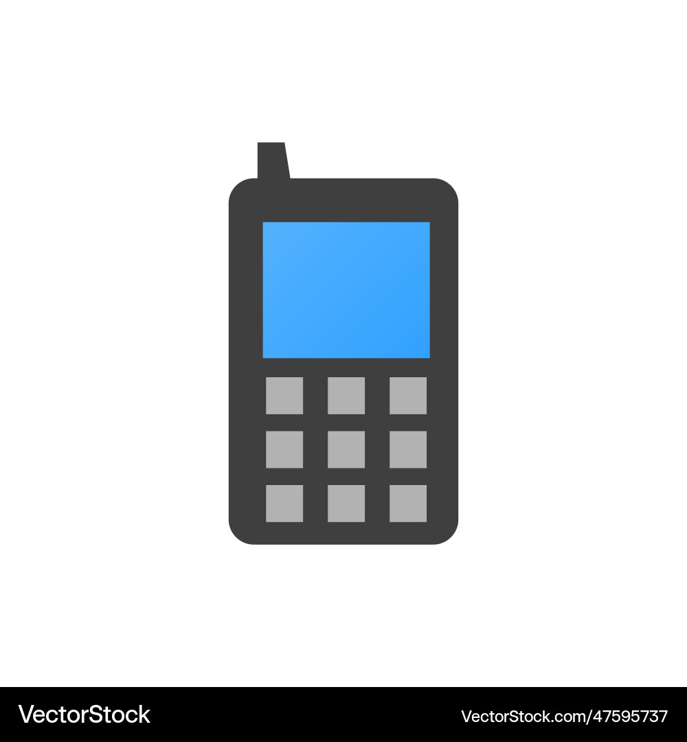 Mobile phone icon smartphone symbol logo Vector Image