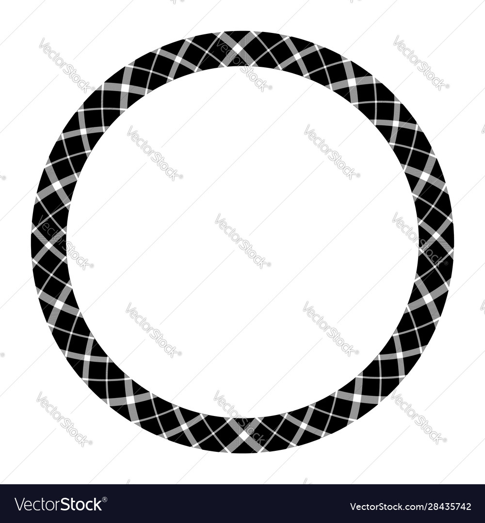 Circle borders and frames round border pattern Vector Image