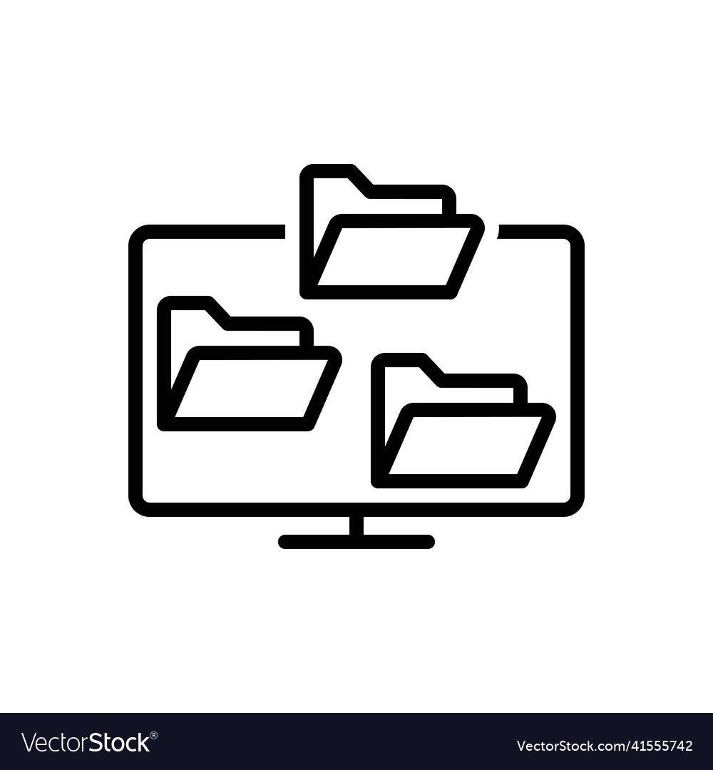 Folders Royalty Free Vector Image - VectorStock