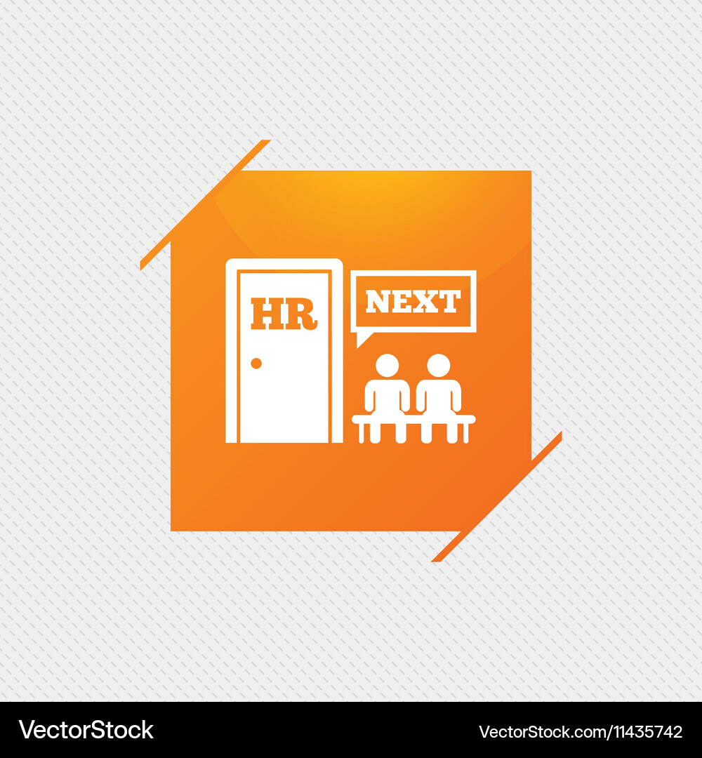 Human resources sign icon hr symbol Royalty Free Vector