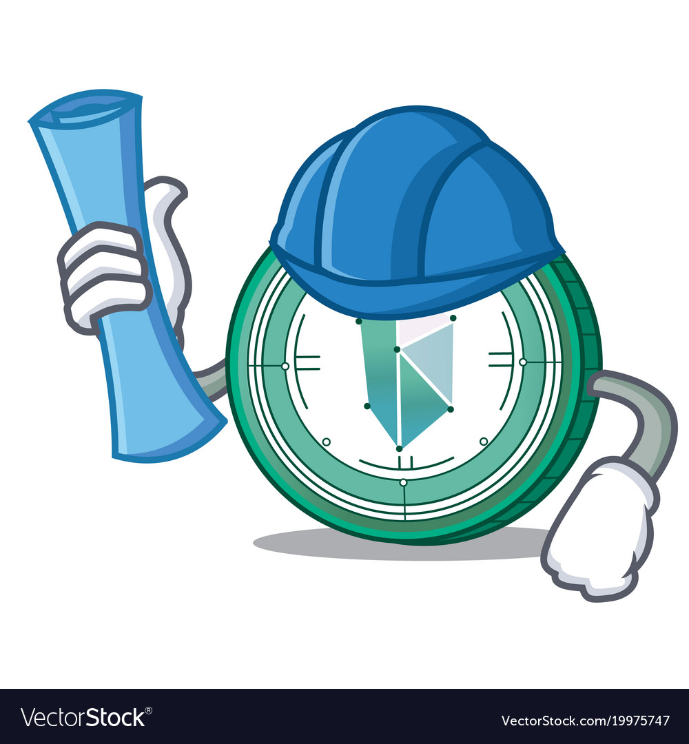 Architect kyber network character cartoon Vector Image Architect kyber network character cartoon Vector Image
