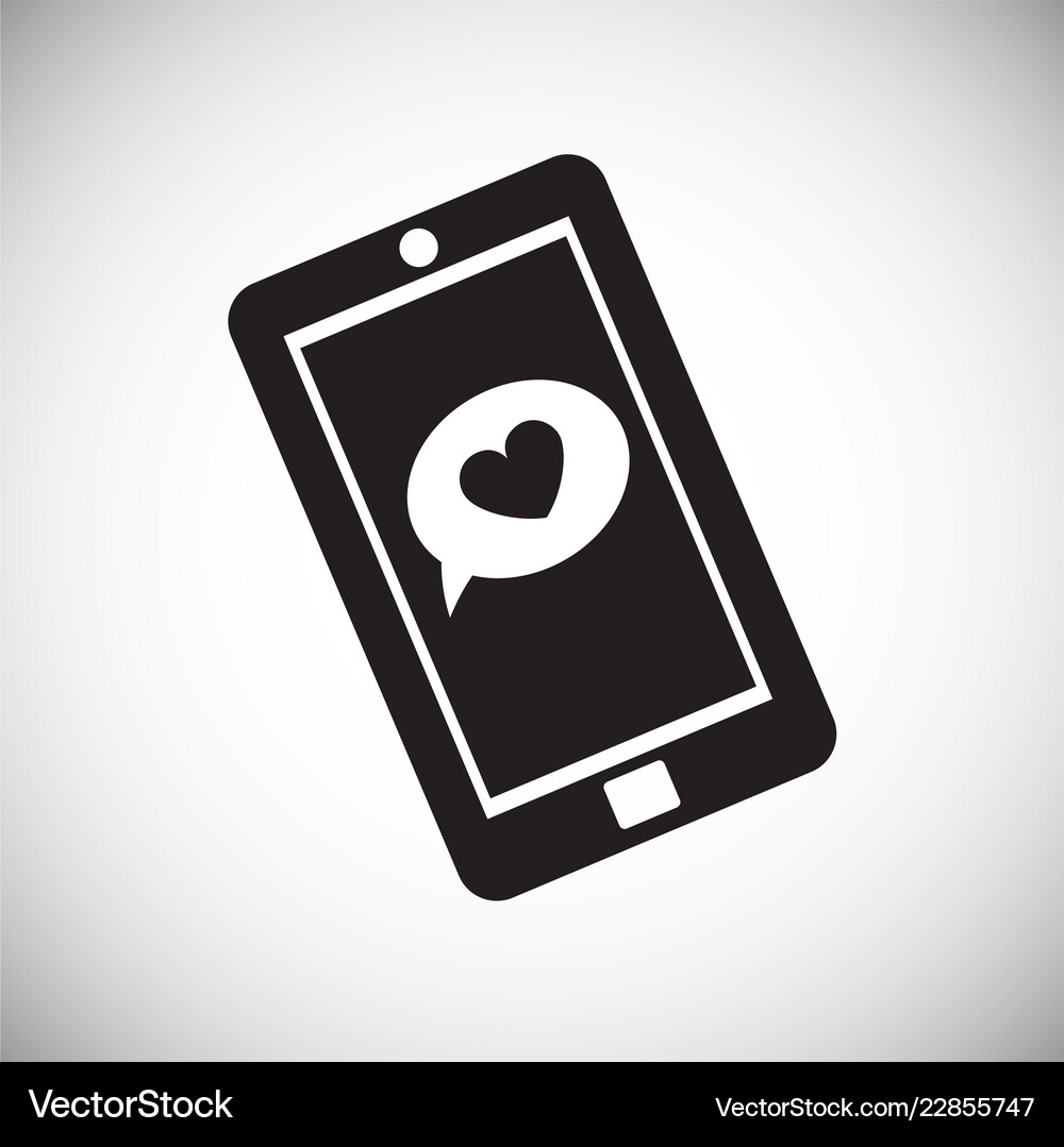 Love message on white background Royalty Free Vector Image