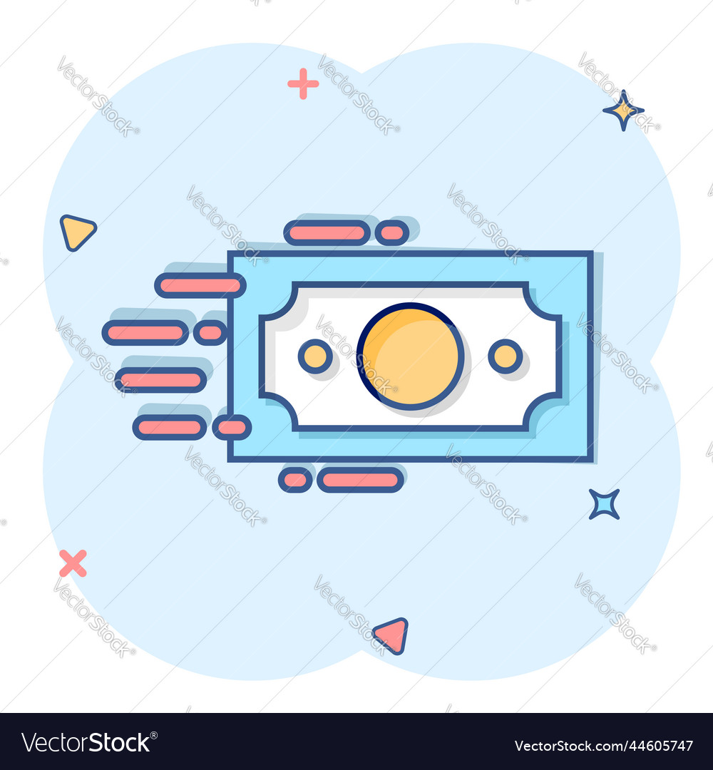 Money stack icon in comic style exchange cash Vector Image Money stack icon in comic style exchange cash Vector Image