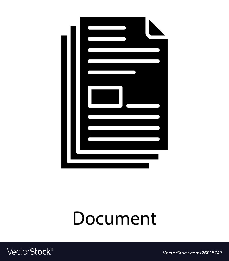 Official documents Royalty Free Vector Image - VectorStock