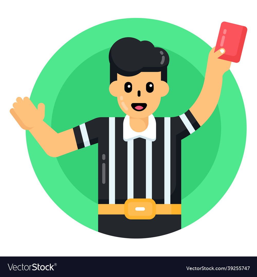 Referee Royalty Free Vector Image - VectorStock