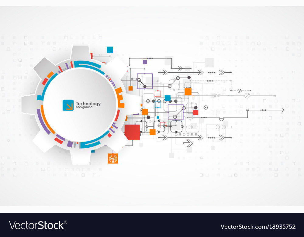 Abstract background technology theme Royalty Free Vector