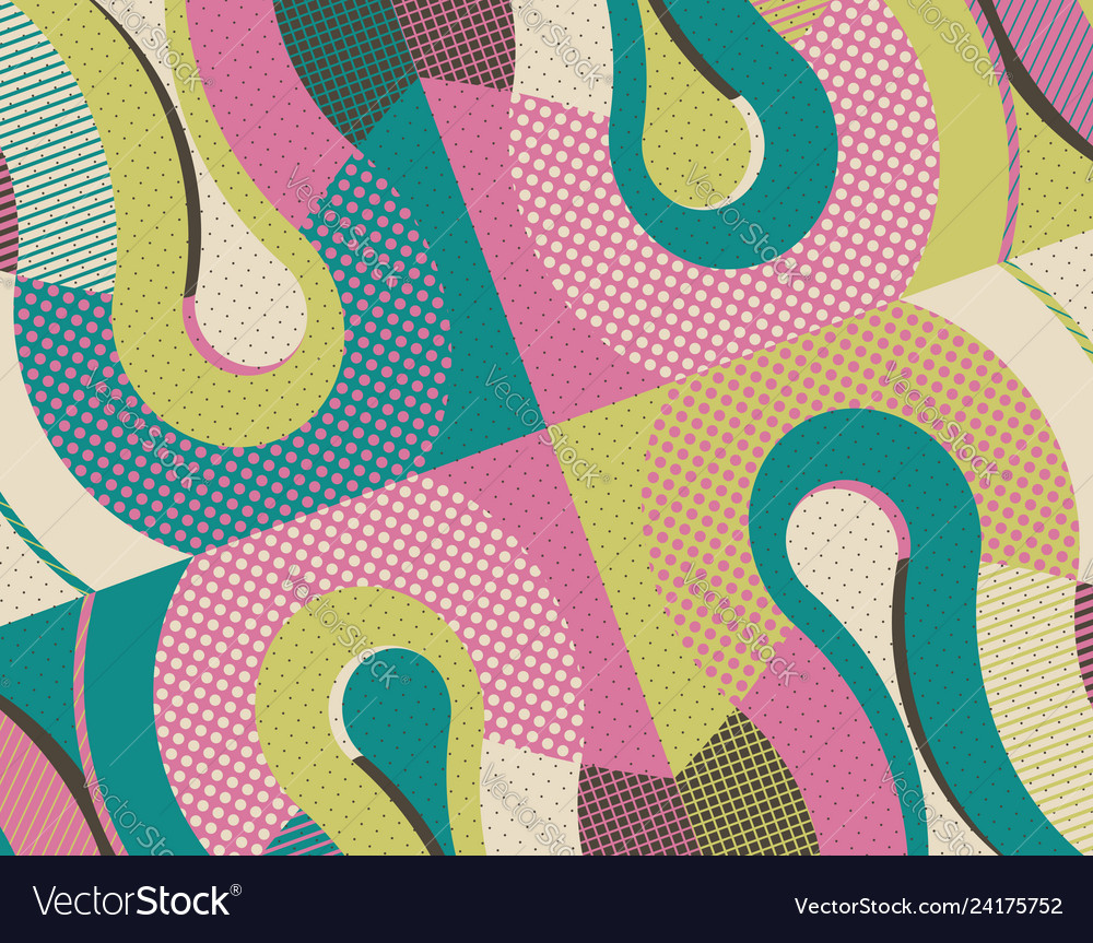 Abstract Colorful Geometric Design Royalty Free Vector Image