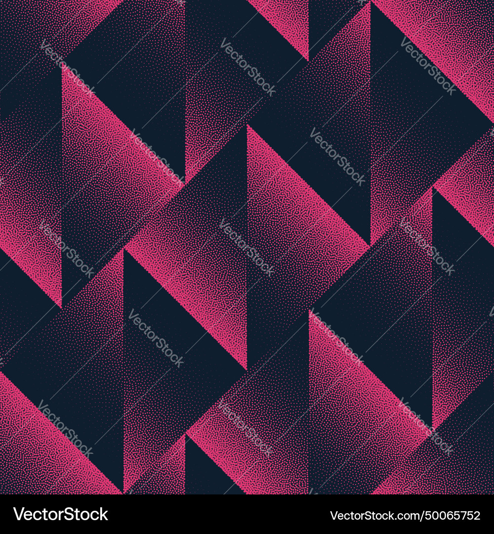 Abstract crystal structure seamless pattern Vector Image