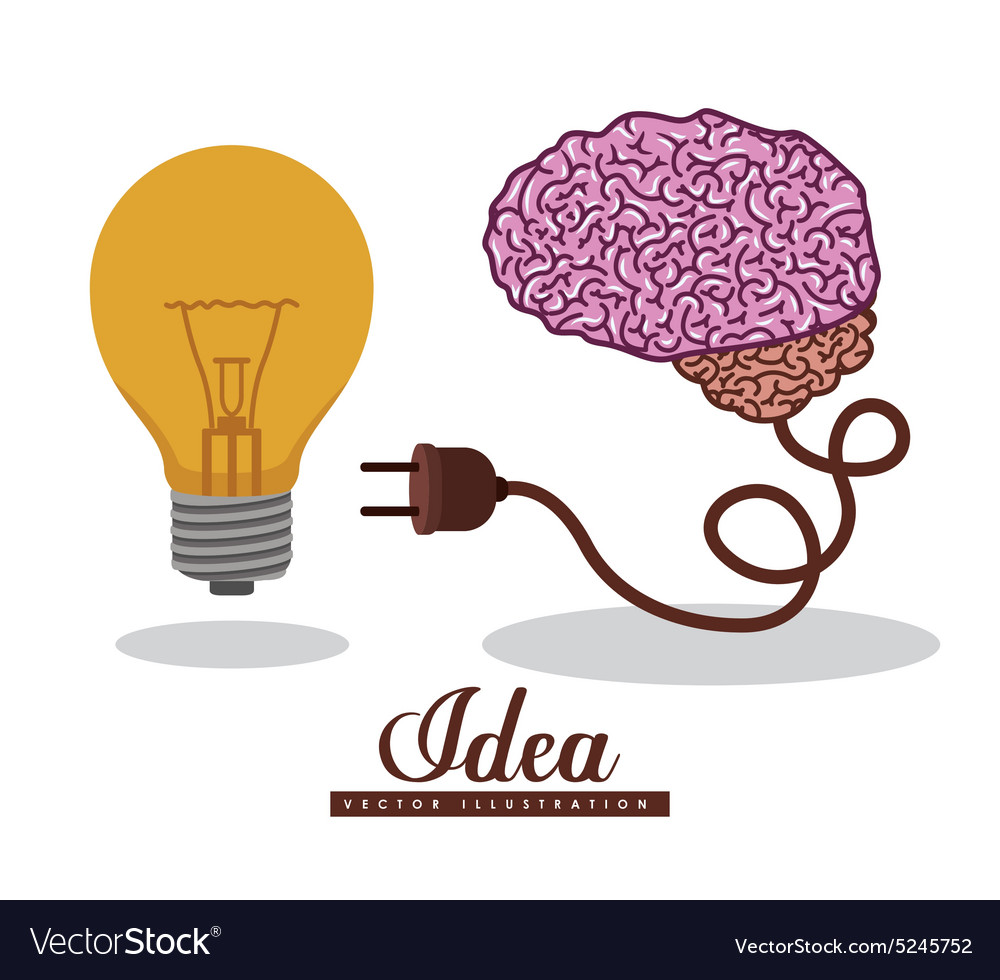 Brain design Royalty Free Vector Image - VectorStock