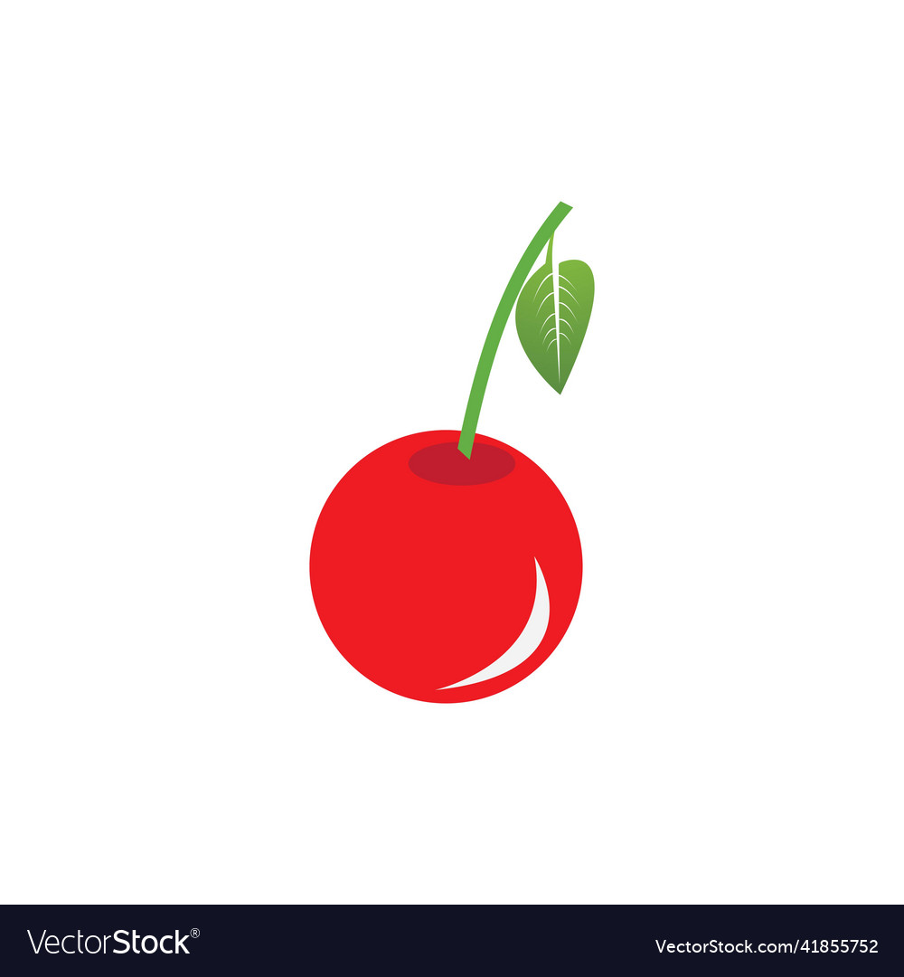Cherry logo Royalty Free Vector Image - VectorStock
