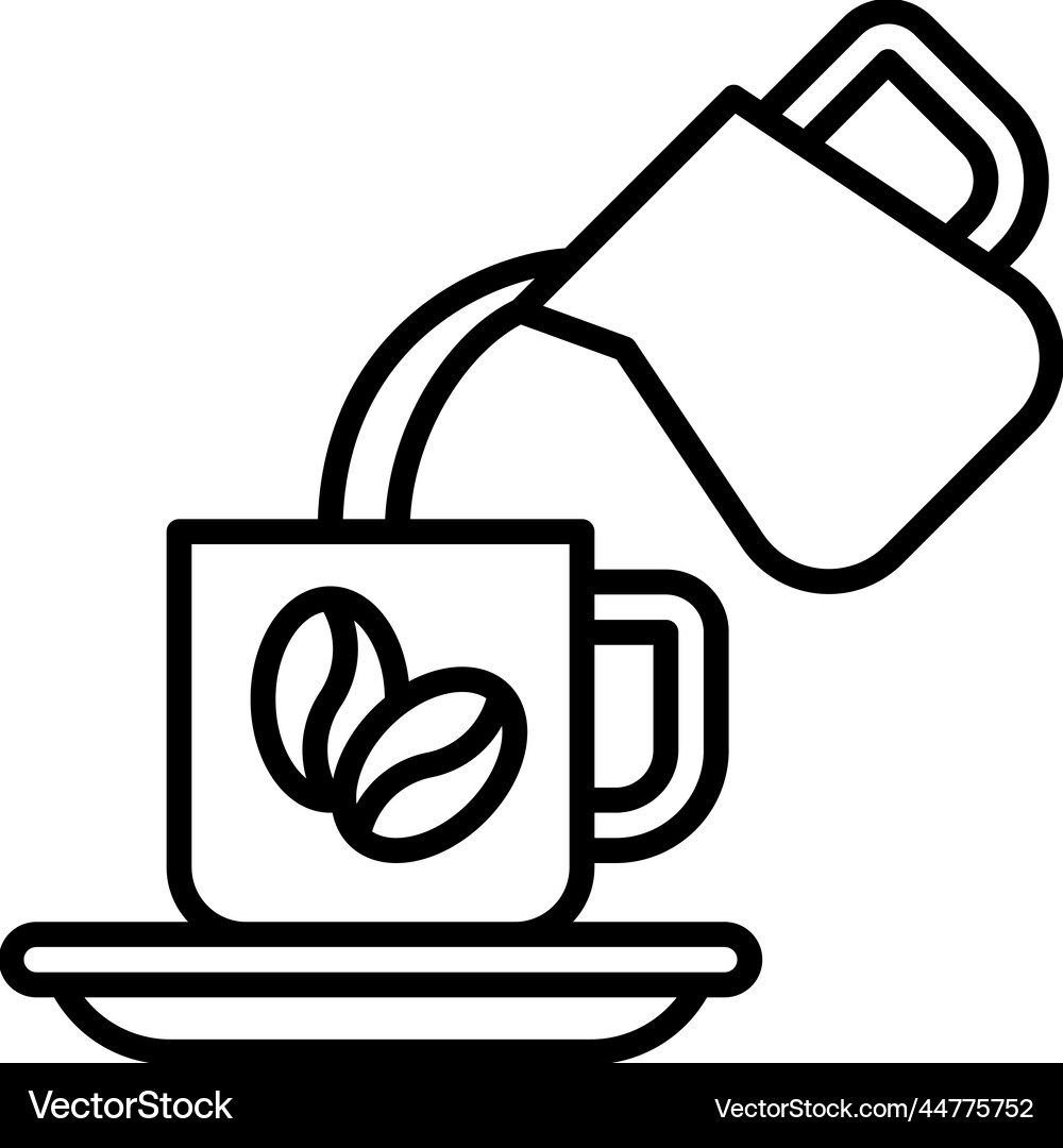 Service icon coffee shop related Royalty Free Vector Image