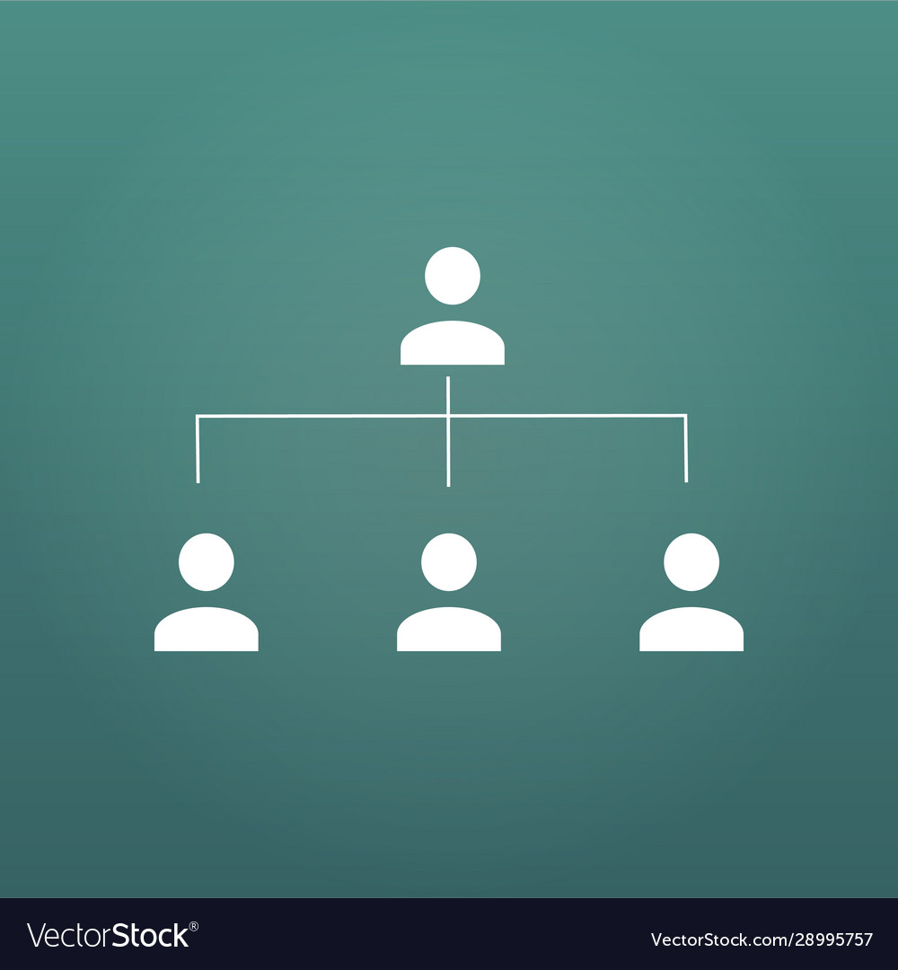 Organization chart infographic people icon Vector Image Organization chart infographic people icon Vector Image
