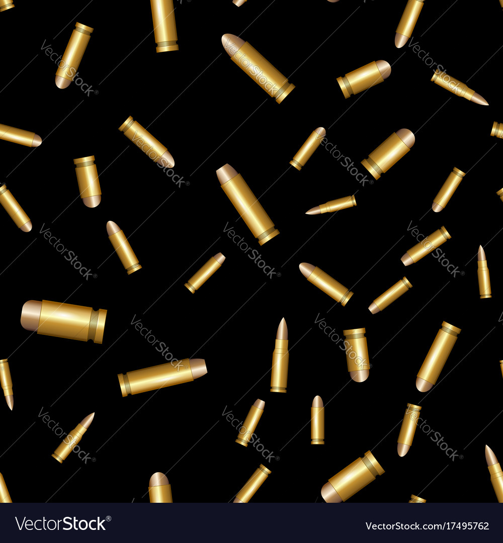 Different bullet seamless pattern Royalty Free Vector Image