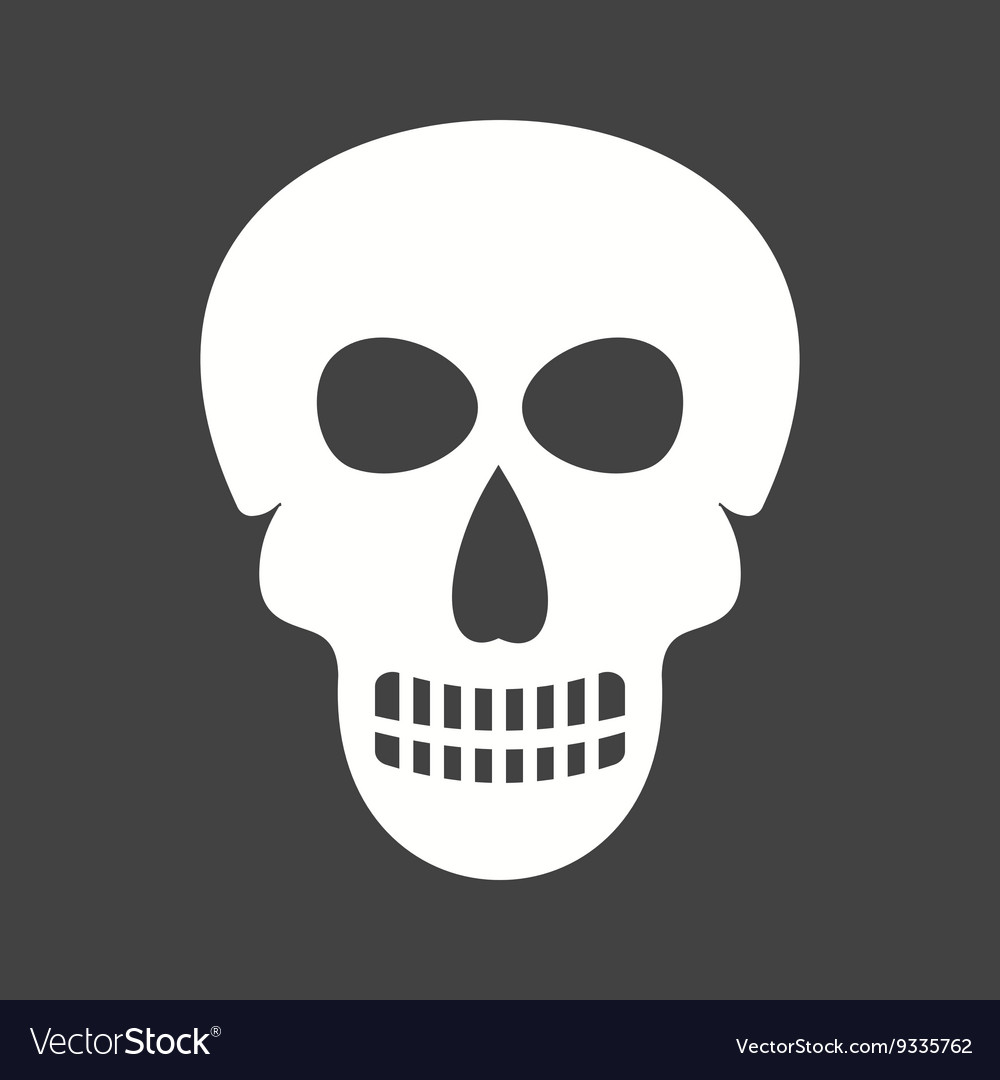 Face skeleton Royalty Free Vector Image - VectorStock