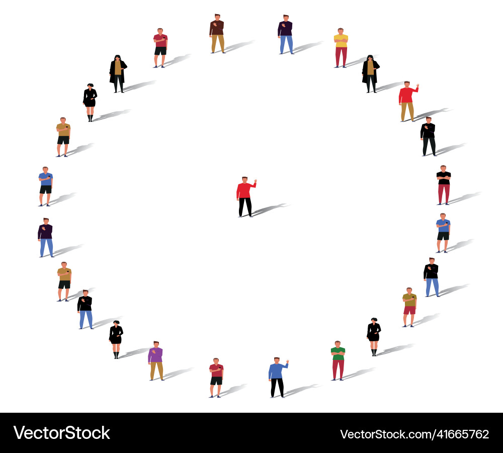 Group of young people graphics Royalty Free Vector Image