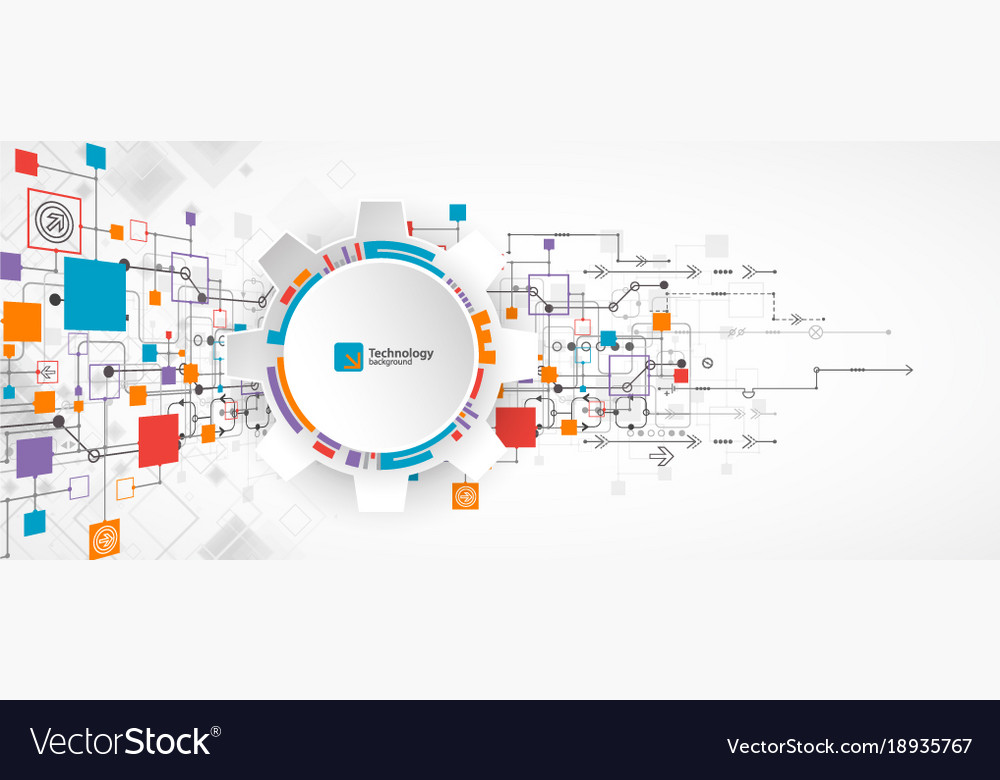 Abstract background technology theme Royalty Free Vector