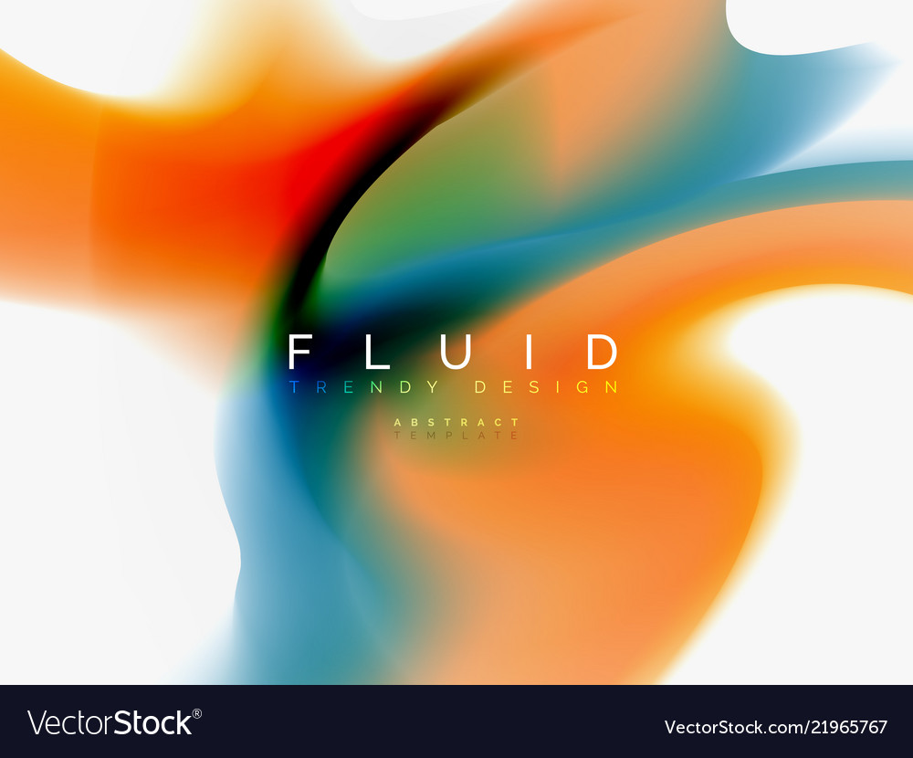 Background abstract color flow liquid design Vector Image